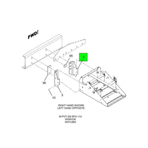 4064792C1 Navistar International | SUPPORT 18 BATTERY BOX RIGHT HAND ...