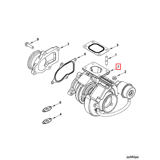 4040570 Cummins | Turbocharger | Source One Parts Center