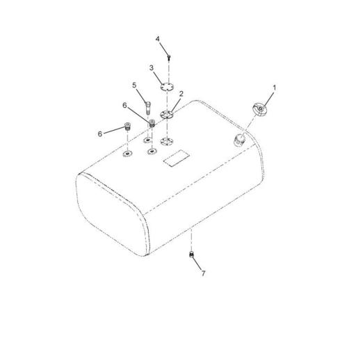 3518816C92 Navistar International | Aluminum-Steel Fuel Tank 50-Gallon ...