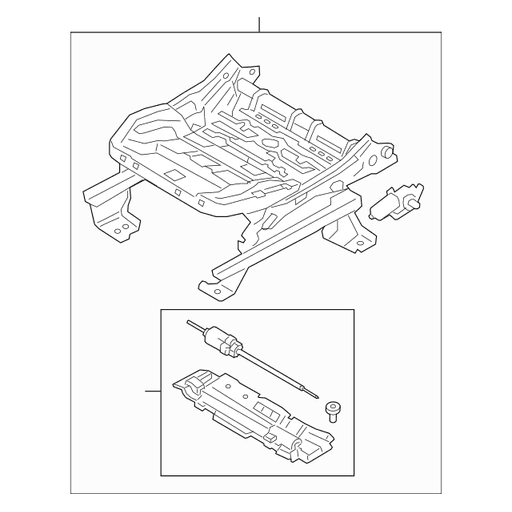 LJ6Z9961711E Ford | Seat Track - Front | Source One Parts Center