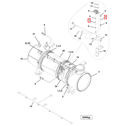 4936622CUM Kenworth | Plain Hose | Source One Parts Center