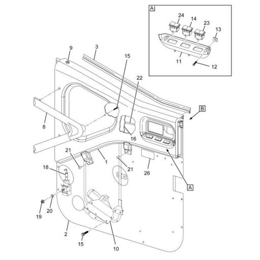 3662411C92 Navistar International | PANEL ASSEMBLY WINDOW /DOOR LOCK ...