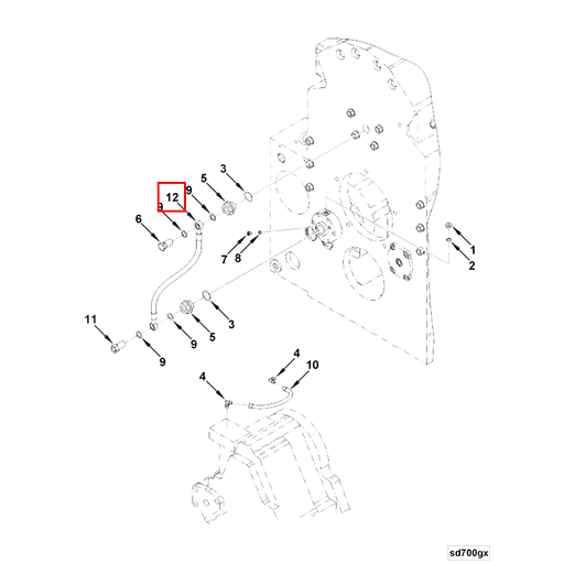 4012747 Cummins | Flexible Hose | Source One Parts Center
