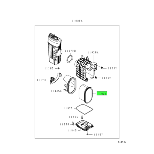 ML242294 Mitsubishi FUSO | Air Cleaner Element - 6 Pack | Source One ...