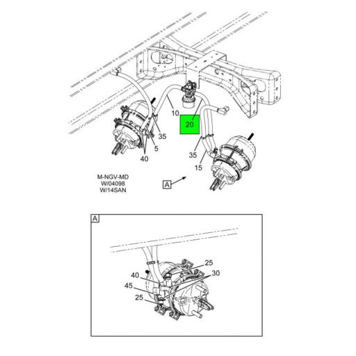 3570659C1 Navistar International | Hose Flexible Air | Source One Parts ...