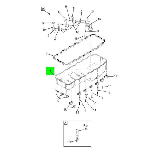 3005821C92 Navistar International | Rear Oil Pan Assembly | Source One ...