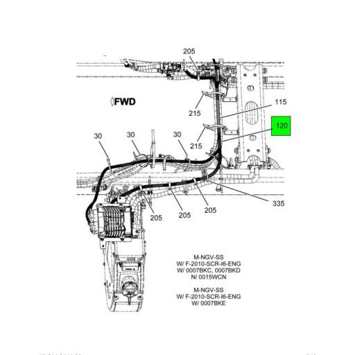 4039820C95 Navistar International | Jumper Harness Windshield With SB ...