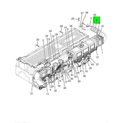 3018689C3 Navistar International | Gray Outlet Hose | Source One Parts ...