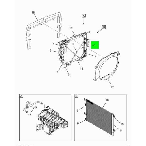 2519442C91 Navistar International | Radiator Assembly Core and Tanks ...