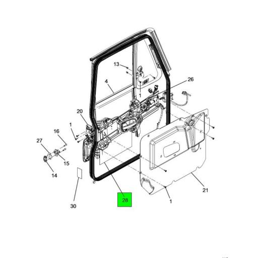 3565117C1 Navistar International | Door Panel Insulator | Source One ...