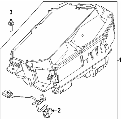 PC3Z19G468A Ford | Heads Up Display Vehicle Emergency Message Module 18 ...
