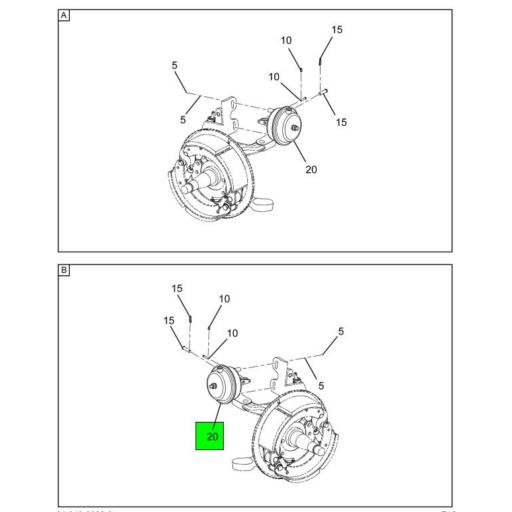 4100602C1 Navistar International | Brake Chamber Service Brake Bendix ...