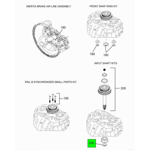 ECK4360 Navistar International | Input Shaft Kit | Source One Parts Center