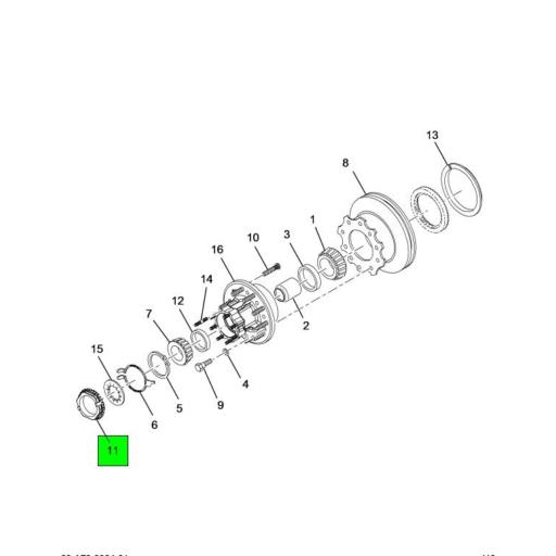 2510675C1 Navistar International | Spindle Nut | Source One Parts Center