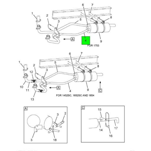 593786C1 Navistar International | PIPE EXHAUST LT SIDE | Source One ...