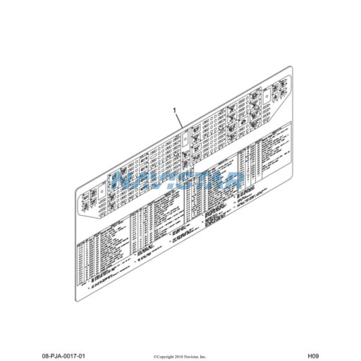 3889612C5 Navistar International | Fuse Panel Graphic English | Source ...