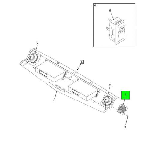 1667999C1 Navistar International | Grille Premium Sound Radio Speaker ...
