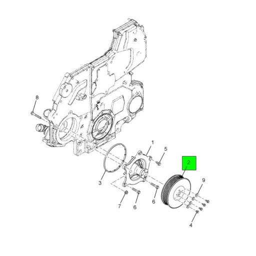 1850795C1 Navistar International | Water Pump Pulley 570 | Source One ...