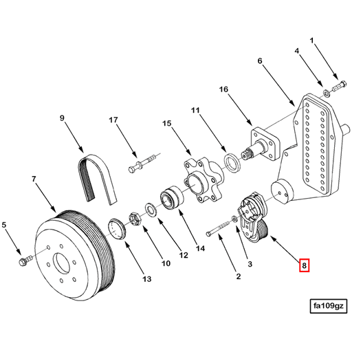 3095684 Cummins | Belt Tensioner | Source One Parts Center