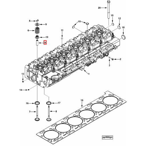 3942645 Cummins | Valve Stem Guide | Source One Parts Center