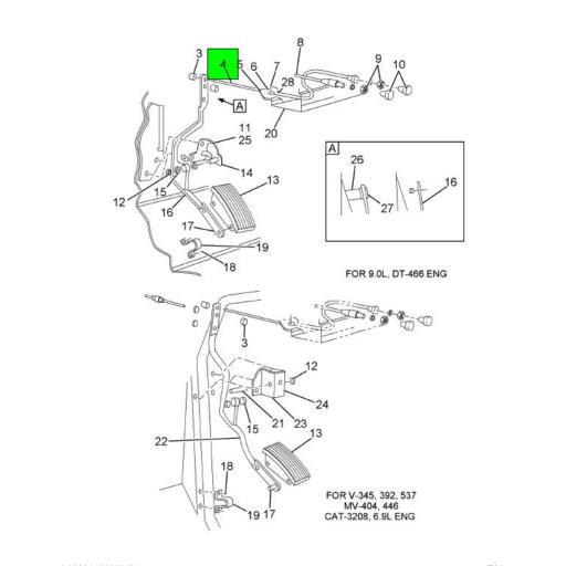 480471C2 Navistar International | Throttle Control Cable or Accessory ...