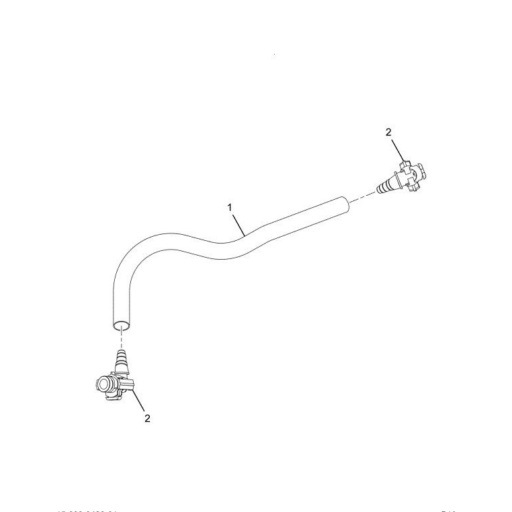 4106591C91 Navistar International | Fuel Line Tube Assembly FWS to TRV ...