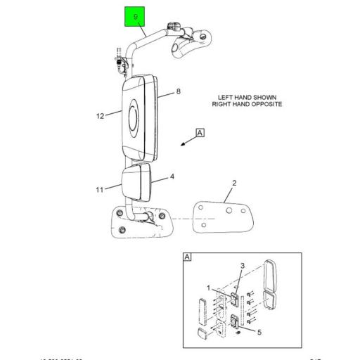 2517383C91 Navistar International | Bracket Assembly Right-Hand Black ...