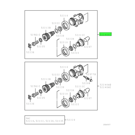MC826092 Mitsubishi FUSO | Rear Brake Cylinder Assembly | Source One ...