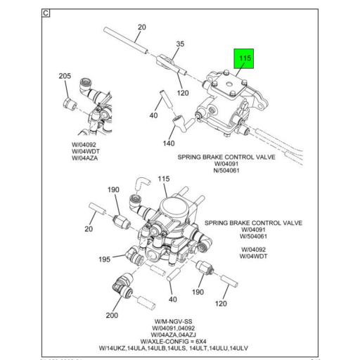 3553712C1 Navistar International | R-7 Inversion Valve | Source One ...