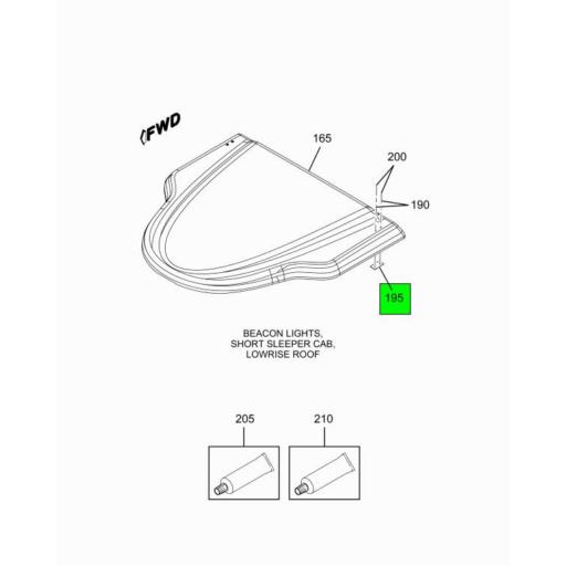 4214545C1 Navistar International | PLATE TAPPING REAR LOW ROOF | Source ...