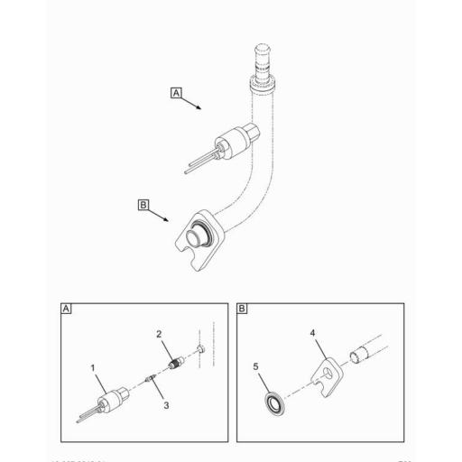 4205399C91 Navistar International | AC Fitting Evap Out Tube Assembly 3 ...