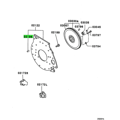 MF472405 Mitsubishi FUSO | Manual Transmission Case Pin | Source One ...