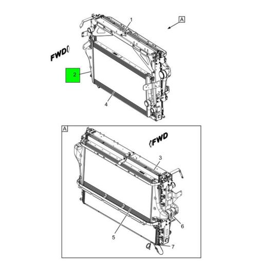 2604454C96 Navistar International | Radiator No Oil Cooler | Source One ...