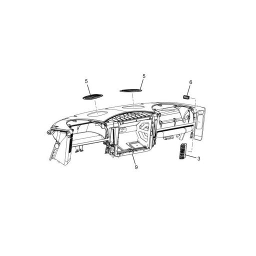 3624235F95 Navistar International | Driver Control Insert Panel ...