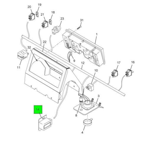 2022809C3 IC Bus | Electronic Daytime Running Light Module Control ...