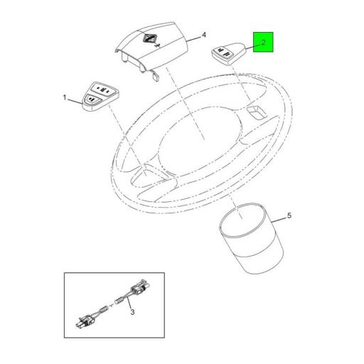 2598851C1 Navistar International | Steering Wheel Cruise Control Switch ...