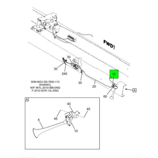 3619576C1 Navistar International | 90-Degree Elbow 1/8 MPT x 1/4 in ...