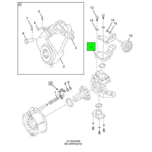 2507895C1 Navistar International | Brake Chamber Bracket | Source One ...