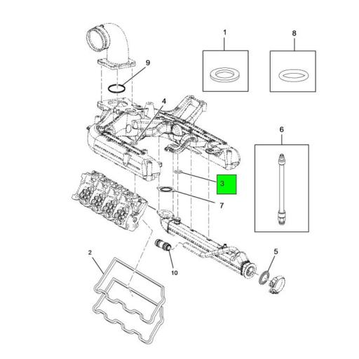 1836550C1 Navistar International | EGR Cooler O-Ring | Source One Parts ...