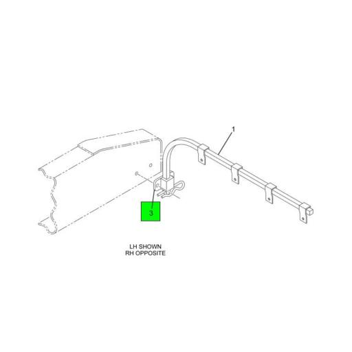 BTSK711 Navistar International | Mud Flap Hanger Kit | Source One Parts ...