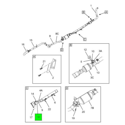 3592959C1 Navistar International | Exhaust Pipe Clamp Nut - 5 Pack ...
