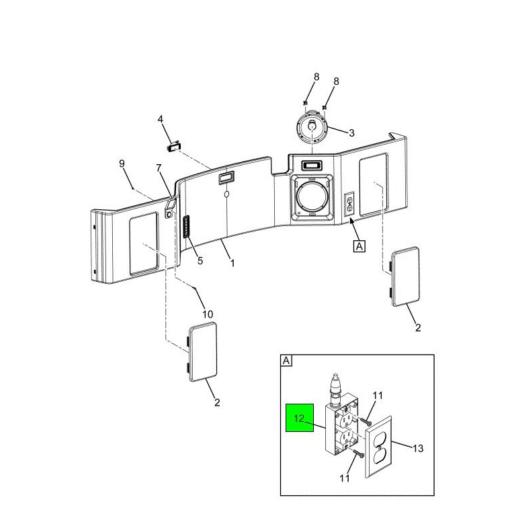 3814062C91 Navistar International | Air Conditioner Flush-Mount ...