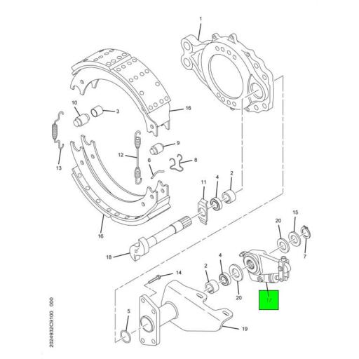2507593C91 Navistar International | Brake Slack Adjuster Kit with ...