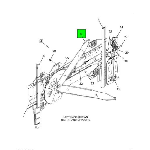 2601877C1 Navistar International | Power Window Regulator Sub-Assembly ...