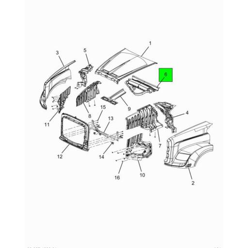 4144635C1 Navistar International | Rear Center Reinforcement With DEAC ...