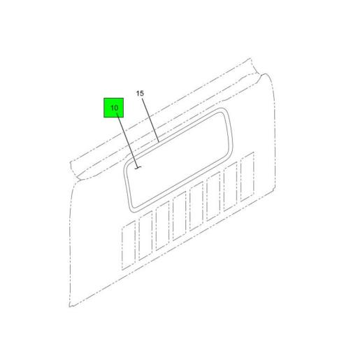 3586958C2 Navistar International | Rear Side Window Glass | Source One ...
