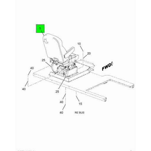 2220758C92 Navistar International | Driver Seat National Air 42 oz PVL ...