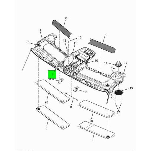 6729255C92 Navistar International | Dual CB Roof Wiring Harness with ...