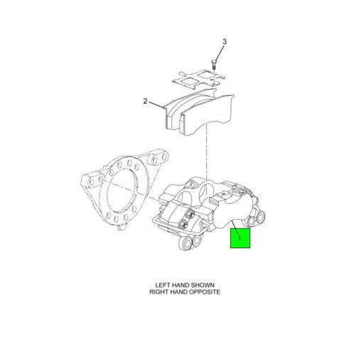 3821735C91 Navistar International | Brake Caliper Cylinder 64 mm Piston ...