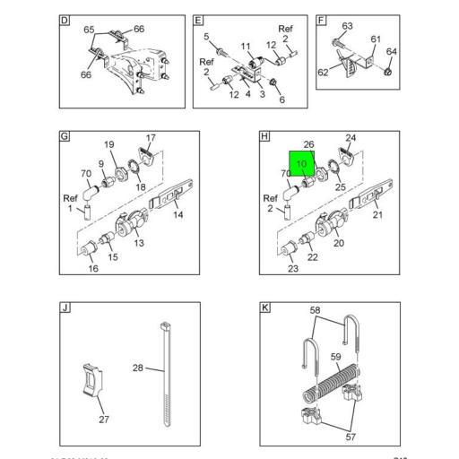 2017488C1 Navistar International | Hose Quick-Connect Fitting 3/8 in ...